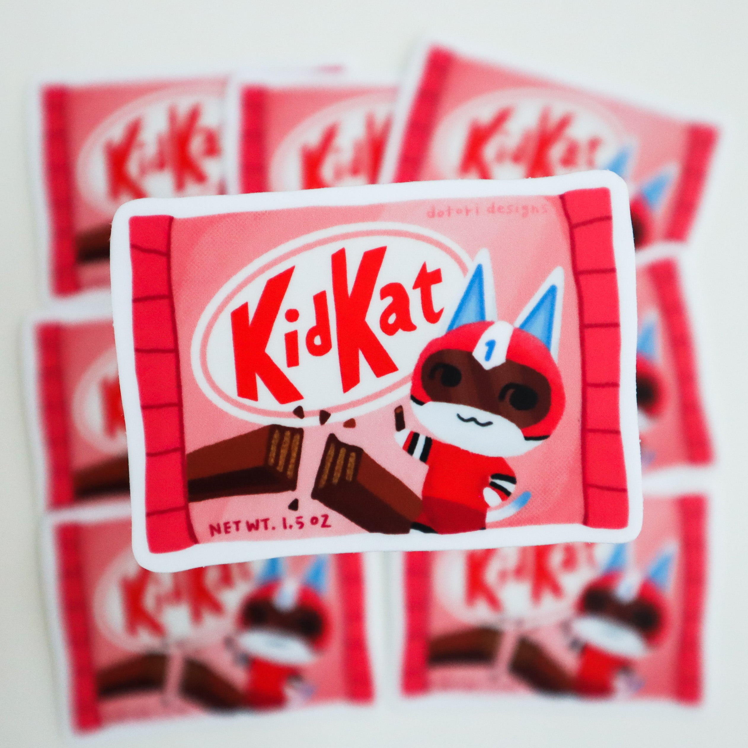 Kid Kat from Animal Crossing Sticker – dotori designs