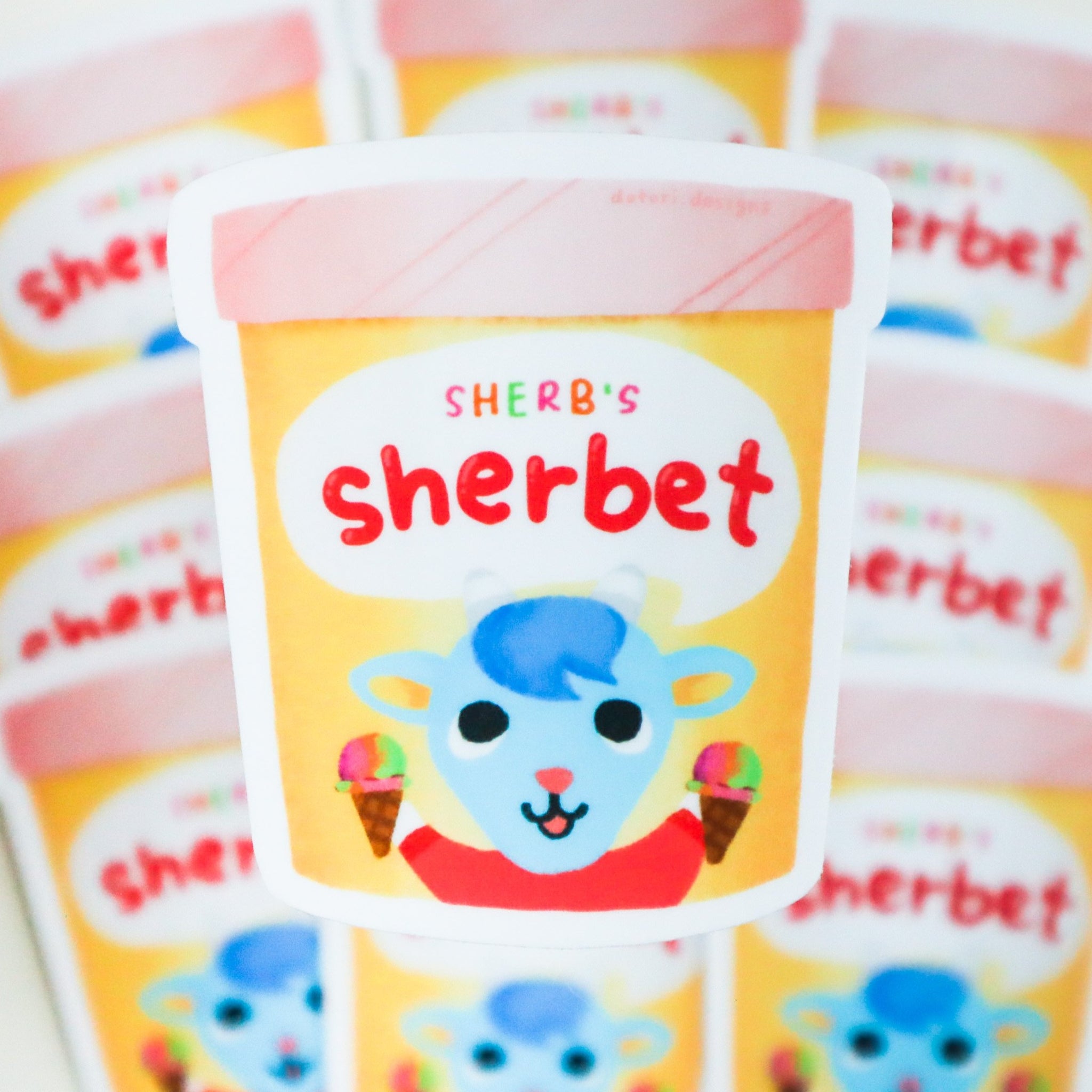 Sherb from Animal Crossing Sticker – dotori designs