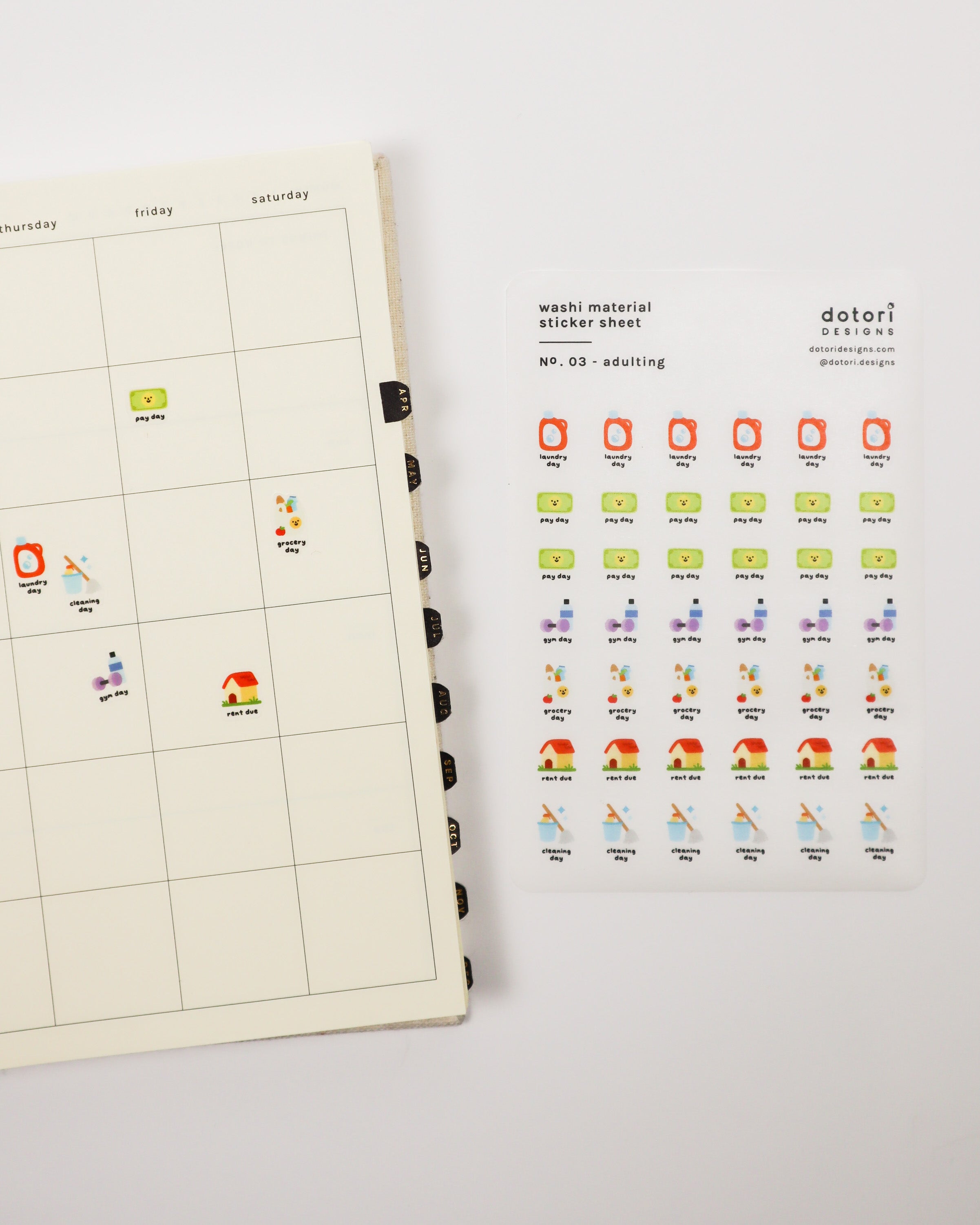 Adulting Sticker Sheet – dotori designs